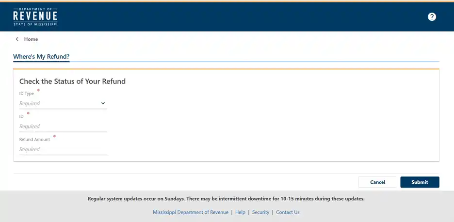 Track Your Mississippi State Tax Refund Status Online